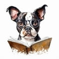 DOPASTICKER Car Sticker Boston Terrier Car Sticker Dogs Sticker Phone ...