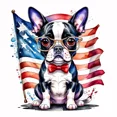 DOPASTICKER Car Sticker Boston Terrier Car Sticker Dogs Sticker Phone ...