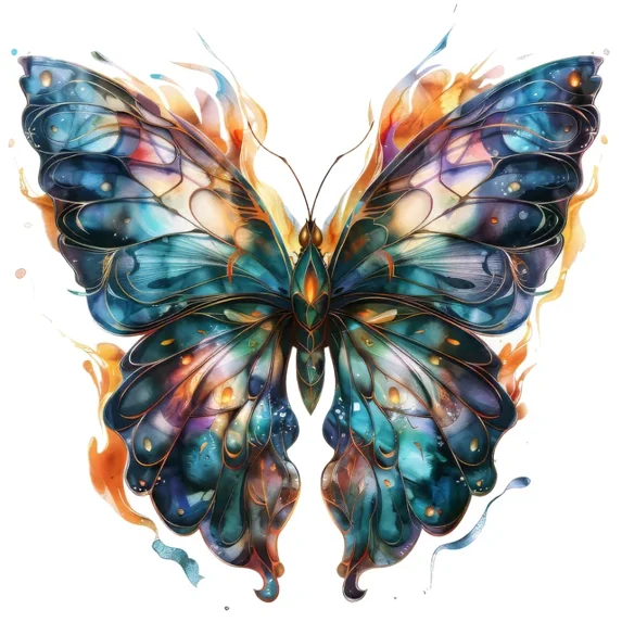 DOPASTICKER Car Sticker Butterfly Sticker Phone Sticker, Latop Sticker ...