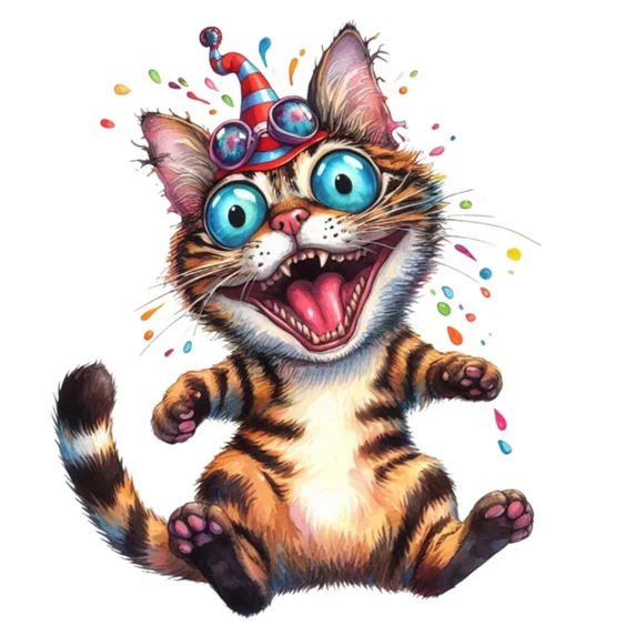 DOPASTICKER Car Sticker Cat Sticker Phone Sticker, Latop Sticker, Lover ...