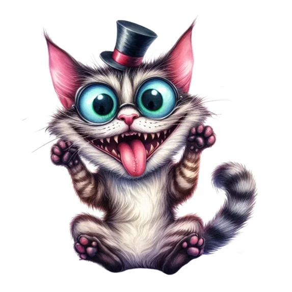 DOPASTICKER Car Sticker Cat Sticker Phone Sticker, Latop Sticker, Lover ...