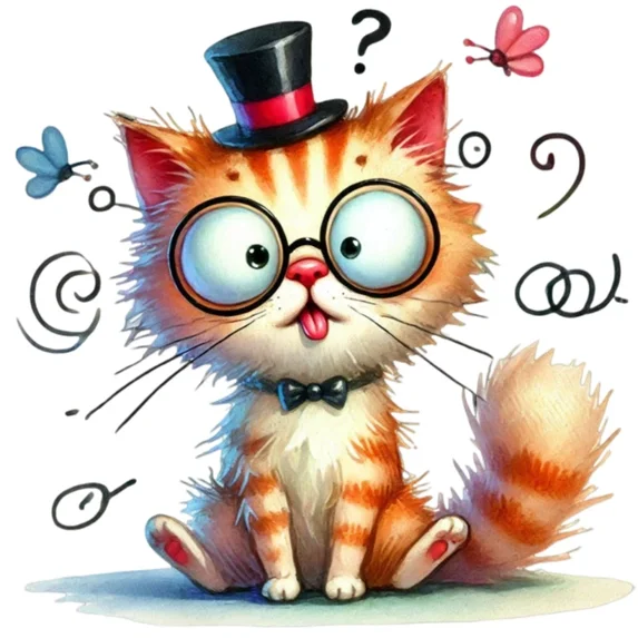 DOPASTICKER Car Sticker Cat Watercolour Sticker Set Weatherproof Phone ...