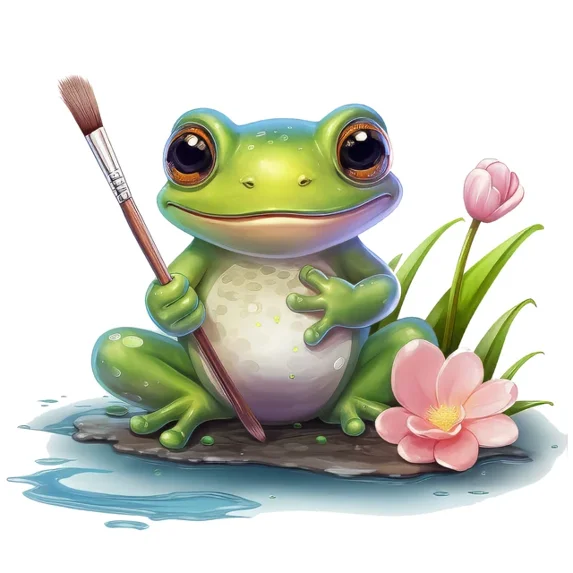 DOPASTICKER Car Sticker Cute Frog Sticker Phone Sticker, Latop Sticker ...