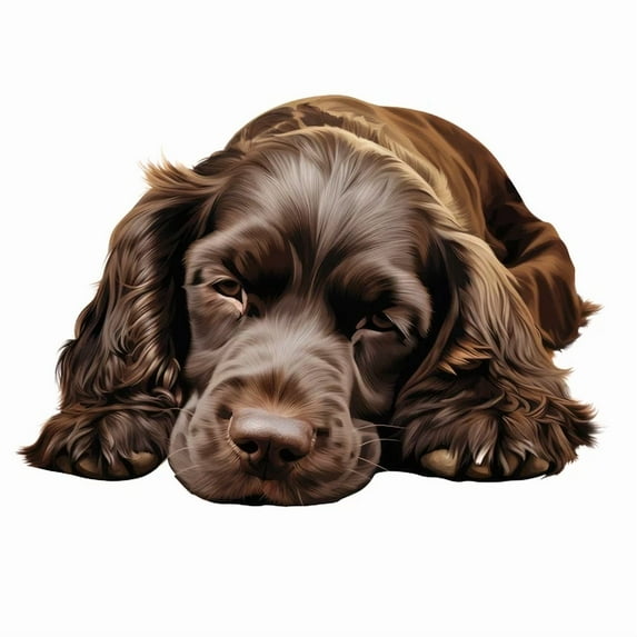 DOPASTICKER Car Sticker Cute Sleeping Car Sticker Dogs Sticker Phone ...