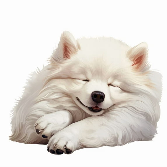 DOPASTICKER Car Sticker Cute Sleeping Car Sticker Dogs Sticker Phone ...