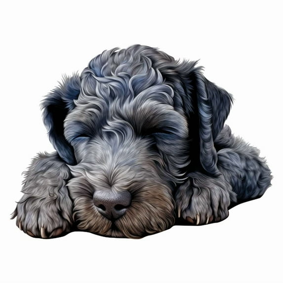 DOPASTICKER Car Sticker Cute Sleeping Dogs Sticker Dogs Sticker Phone ...