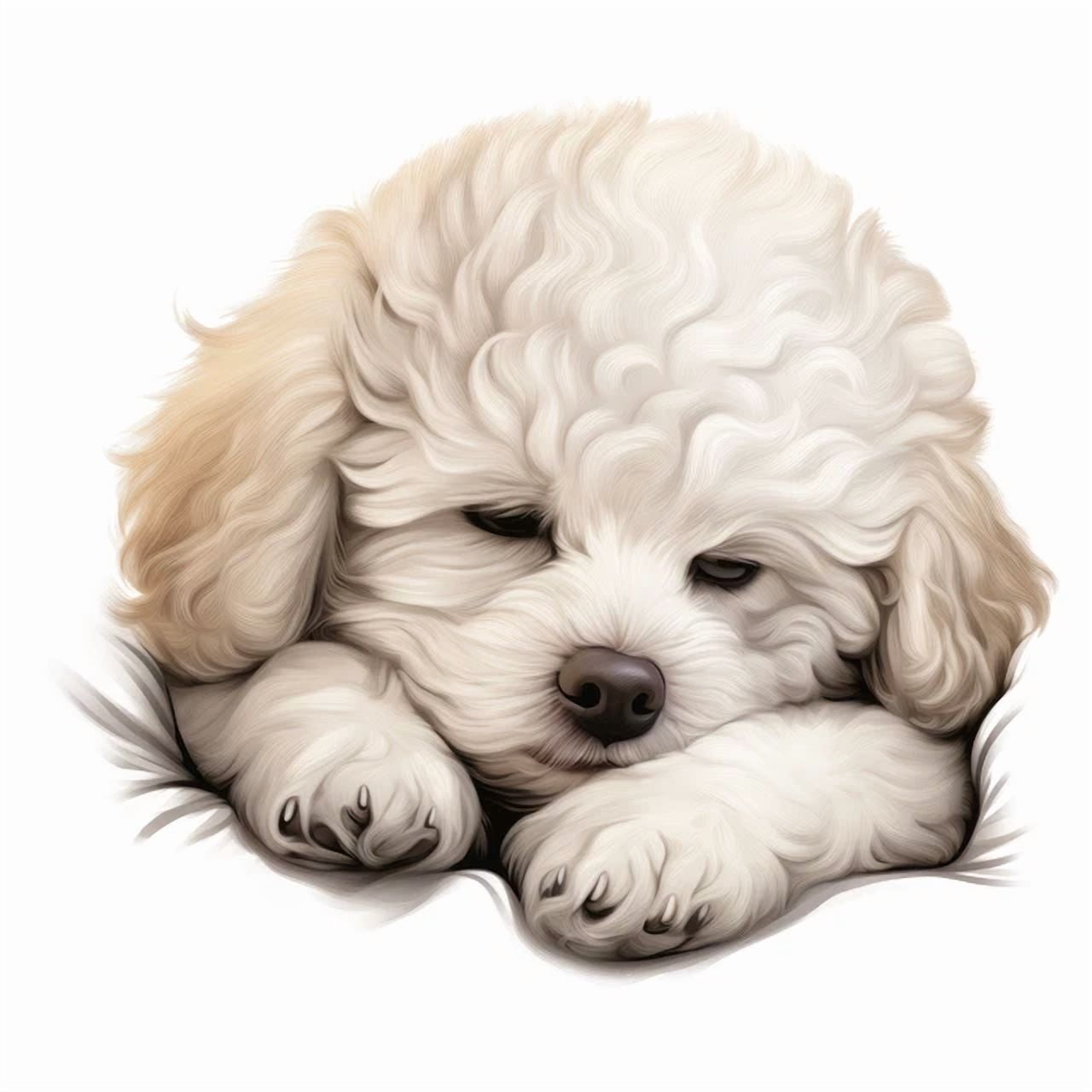 DOPASTICKER Car Sticker Cute Sleeping Dogs Sticker Dogs Sticker Phone ...