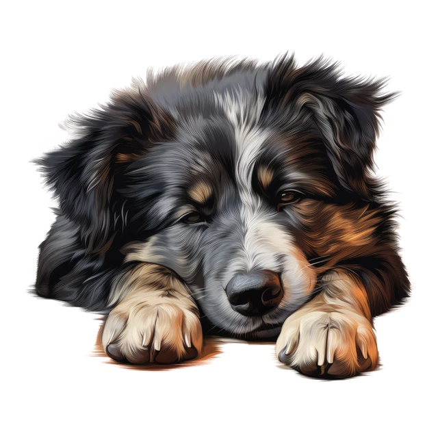 DOPASTICKER Car Sticker Cute Sleeping Dogs Sticker Dogs Sticker Phone ...
