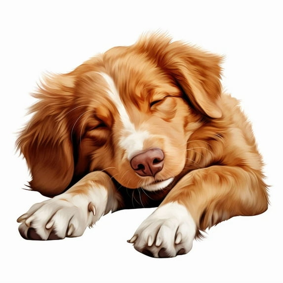 DOPASTICKER Car Sticker Cute Sleeping Dogs Sticker Dogs Sticker Phone ...