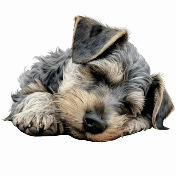 DOPASTICKER Car Sticker Cute Sleeping Dogs Sticker Dogs Sticker Phone ...