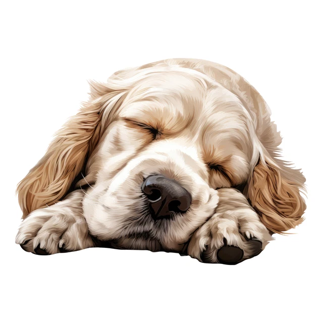 DOPASTICKER Car Sticker Cute Sleeping Dogs Sticker Dogs Sticker Phone ...