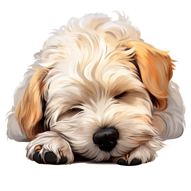 DOPASTICKER Car Sticker Cute Sleeping Dogs Sticker Dogs Sticker Phone ...