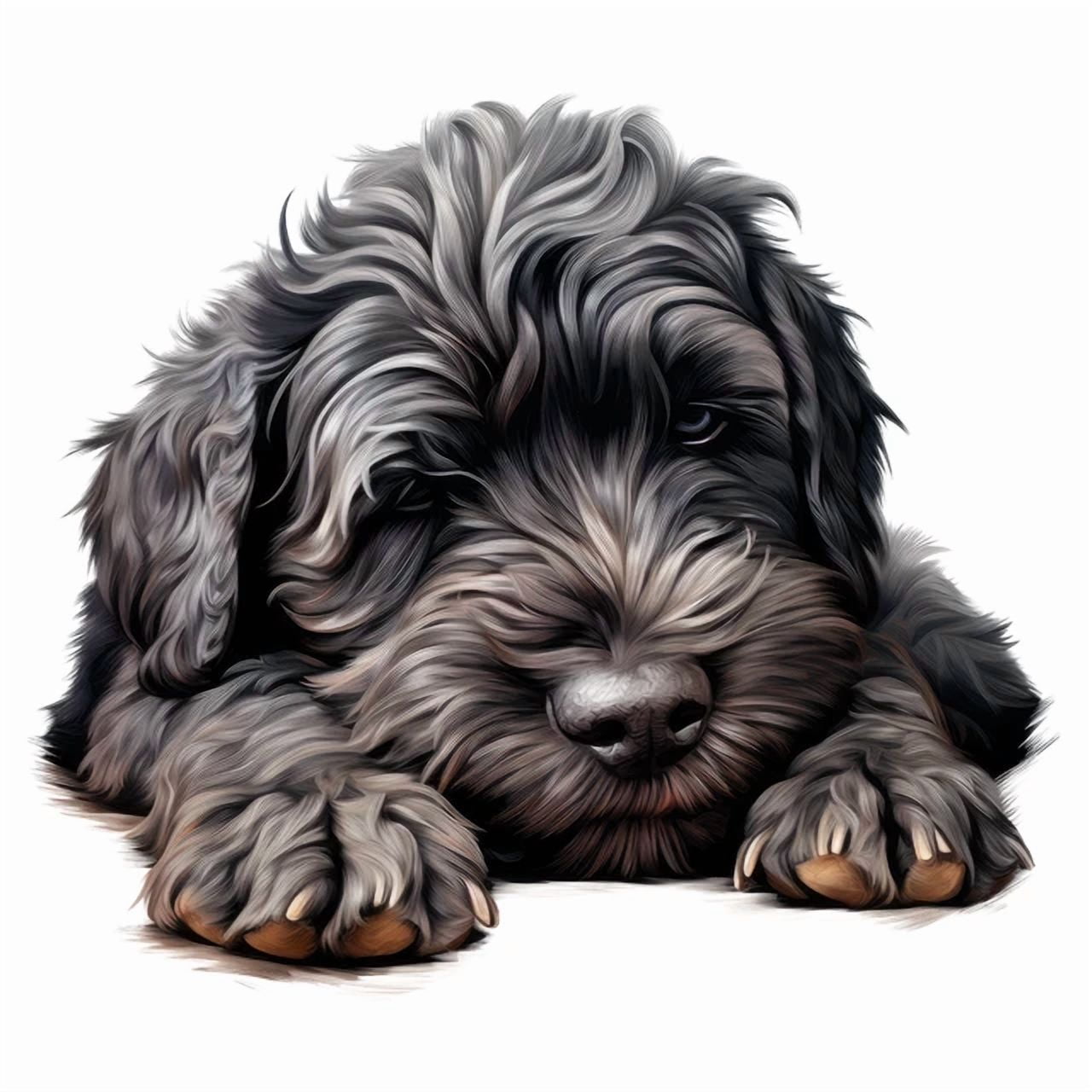 DOPASTICKER Car Sticker Cute Sleeping Dogs Sticker Dogs Sticker Phone ...