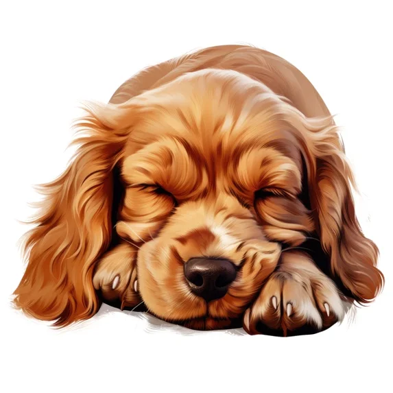 DOPASTICKER Car Sticker Cute Sleeping Dogs Sticker Dogs Sticker Phone ...