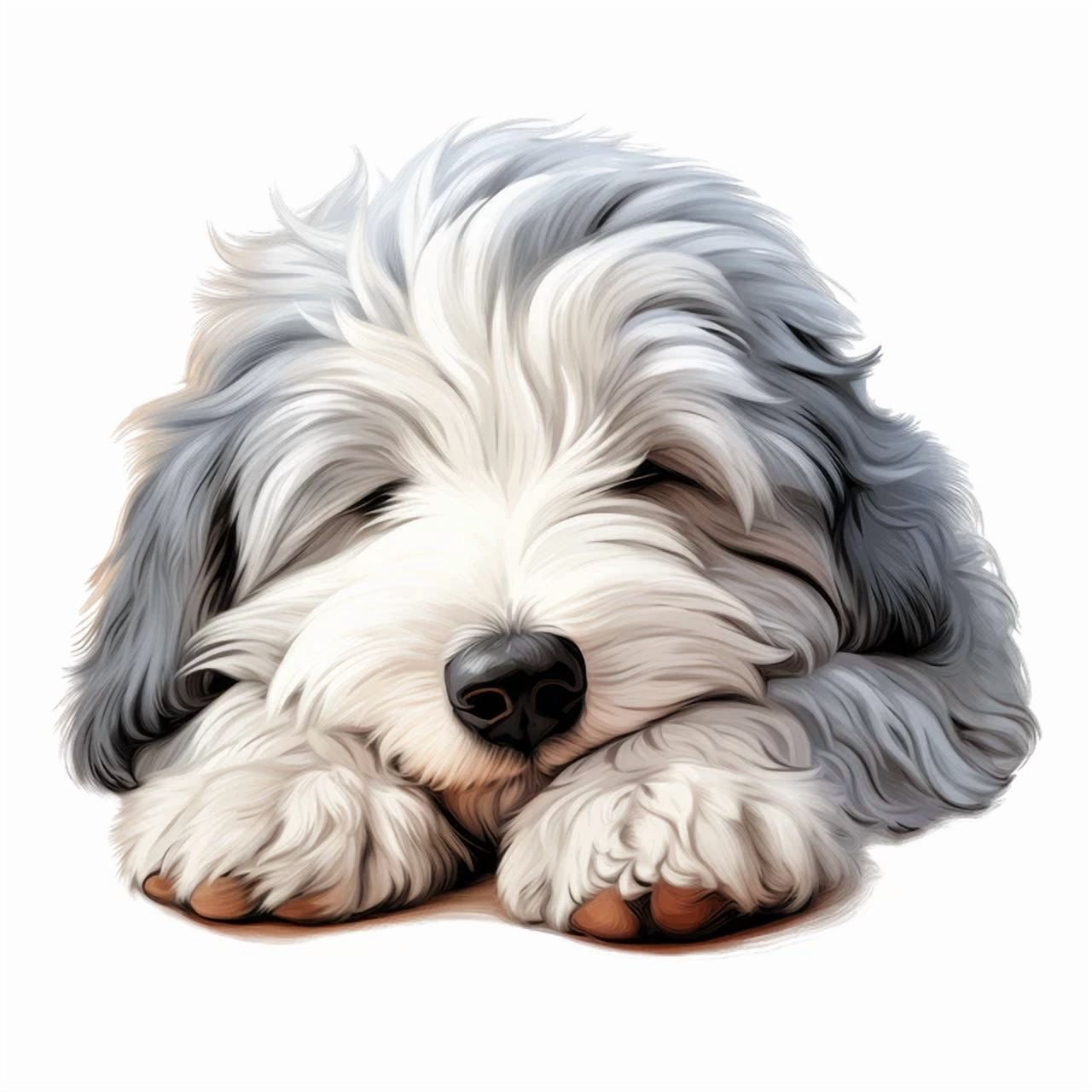 DOPASTICKER Car Sticker Cute Sleeping Dogs Sticker Dogs Sticker Phone ...