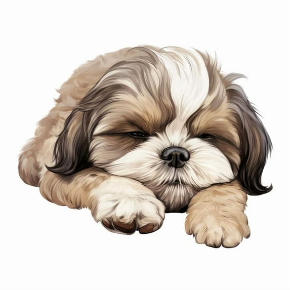 DOPASTICKER Car Sticker Cute Sleeping Dogs Sticker Dogs Sticker Phone ...