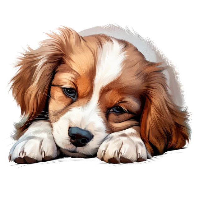 DOPASTICKER Car Sticker Cute Sleeping Dogs Sticker Dogs Sticker Phone ...