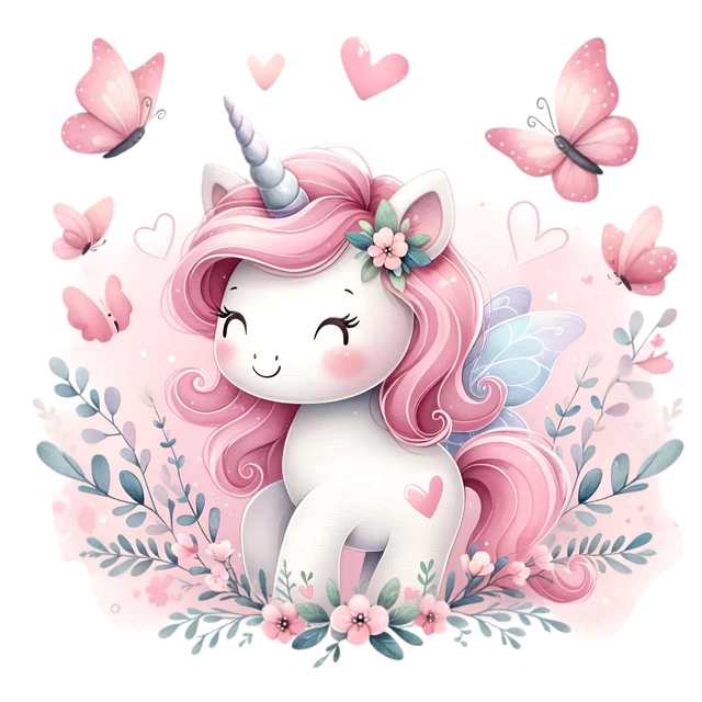DOPASTICKER Car Sticker Cute Unicorn Sticker Phone Sticker, Latop ...