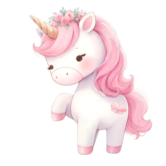 DOPASTICKER Car Sticker Cute Unicorn Sticker Phone Sticker, Latop ...