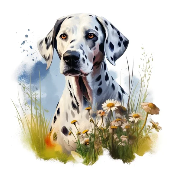 DOPASTICKER Car Sticker Dalmatian Sticker Phone Sticker, Latop Sticker ...