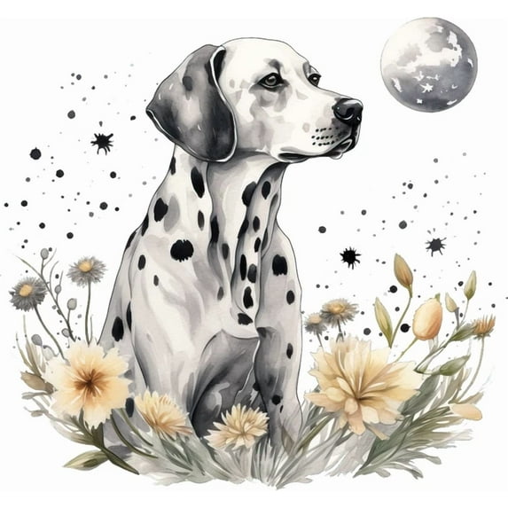 DOPASTICKER Car Sticker Dalmatian Sticker Phone Sticker, Latop Sticker ...