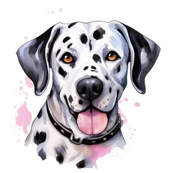 DOPASTICKER Car Sticker Dalmatian Sticker Phone Sticker, Latop Sticker ...