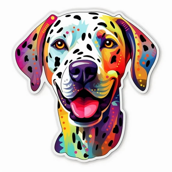 DOPASTICKER Car Sticker Dalmatian Sticker Phone Sticker, Latop Sticker ...