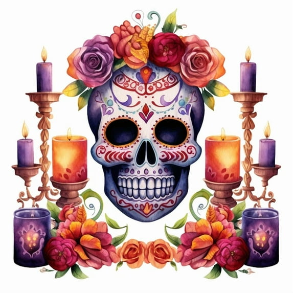 DOPASTICKER Car Sticker Day Of The Dead Sticker Phone Sticker, Latop ...