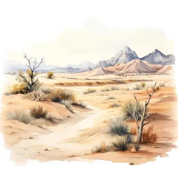 DOPASTICKER Car Sticker Desert Landscape Sticker Phone Sticker, Latop ...