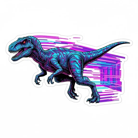 DOPASTICKER Car Sticker Dinosaur Sticker Tuning Rear Window Phone ...