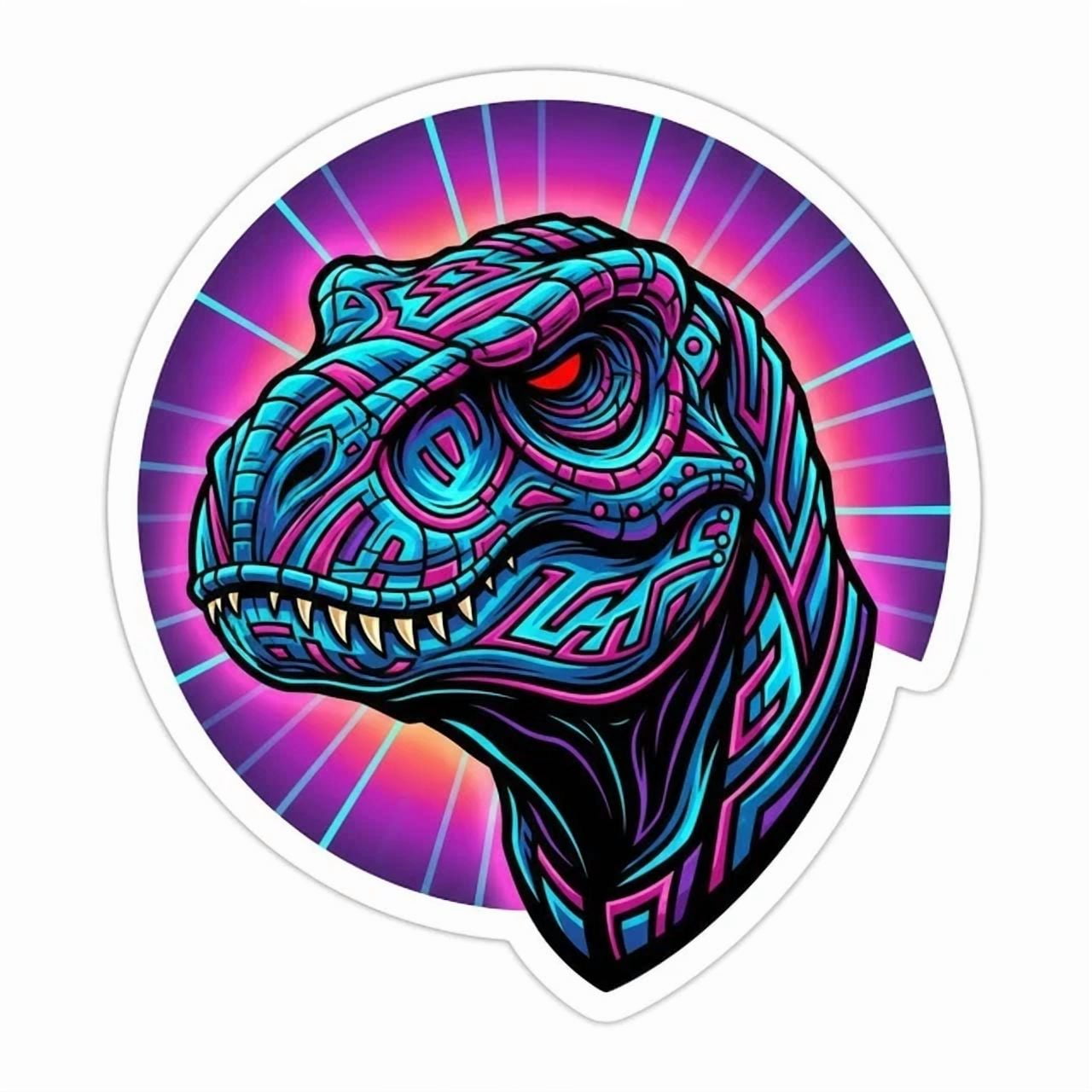 DOPASTICKER Car Sticker Dinosaur Sticker Tuning Rear Window Phone ...