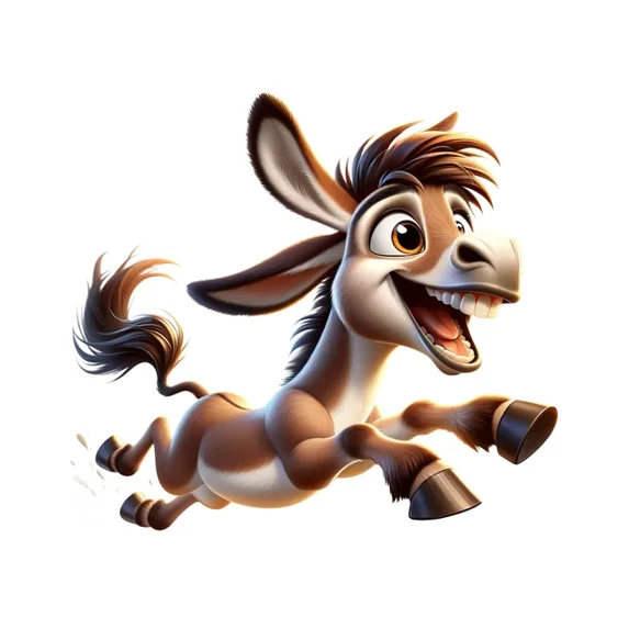 DOPASTICKER Car Sticker Donkey Sticker Phone Sticker, Latop Sticker ...