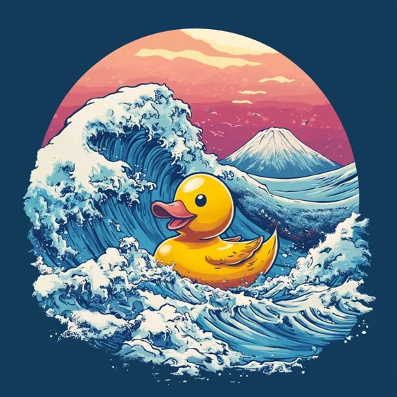 DOPASTICKER Car Sticker Duck Sticker Phone Sticker, Latop Sticker ...