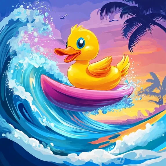 DOPASTICKER Car Sticker Duck Sticker Phone Sticker, Latop Sticker ...