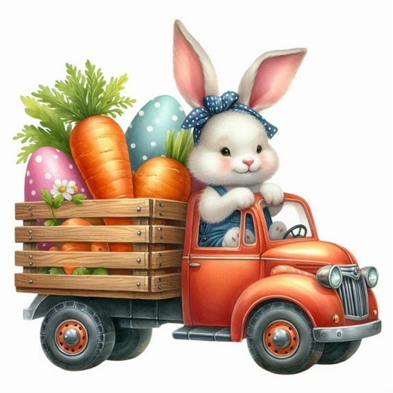 DOPASTICKER Car Sticker Egg Day Bunny Sticker Phone Sticker, Latop ...