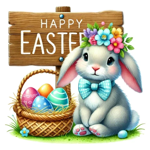 DOPASTICKER Car Sticker Egg Day Bunny Sticker Phone Sticker, Latop ...