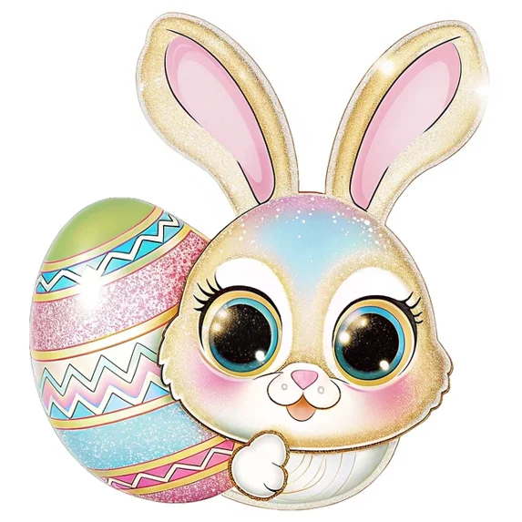 DOPASTICKER Car Sticker Egg Day Bunny Sticker Phone Sticker, Latop ...