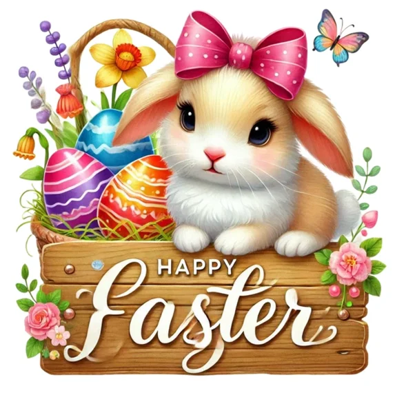 DOPASTICKER Car Sticker Egg Day Bunny Sticker Phone Sticker, Latop ...