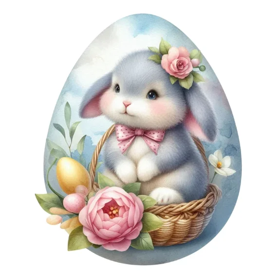 DOPASTICKER Car Sticker Egg Day Bunny Tuning Car Rear Window Phone ...