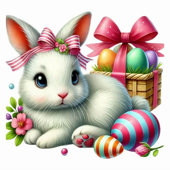 DOPASTICKER Car Sticker Egg Day Bunny Tuning Car Rear Window Phone ...