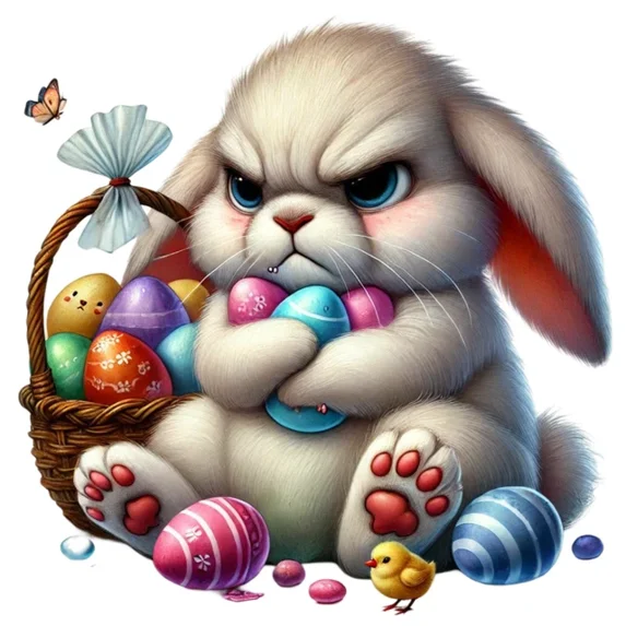 DOPASTICKER Car Sticker Egg Day Bunny Tuning Car Rear Window Phone ...