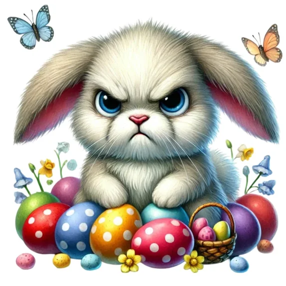 DOPASTICKER Car Sticker Egg Day Bunny Tuning Car Rear Window Phone ...