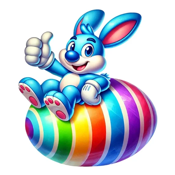 DOPASTICKER Car Sticker Egg Day Bunny Tuning Car Rear Window Phone ...