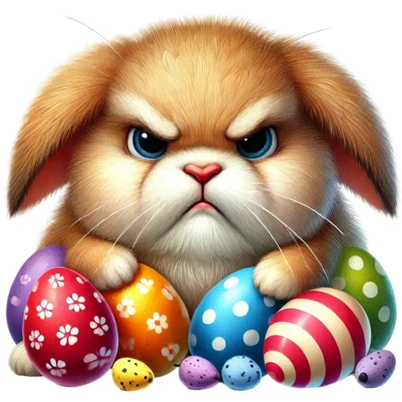 DOPASTICKER Car Sticker Egg Day Bunny Tuning Car Rear Window Phone ...