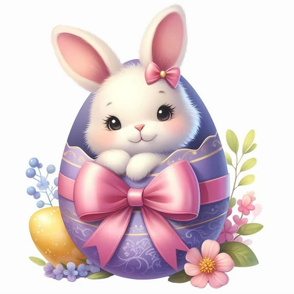 DOPASTICKER Car Sticker Egg Day Bunny Tuning Car Rear Window Phone ...