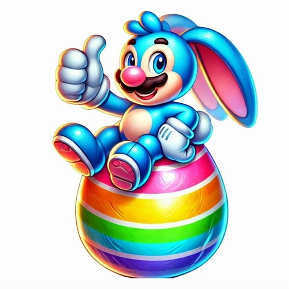 DOPASTICKER Car Sticker Egg Day Bunny Tuning Car Rear Window Phone ...