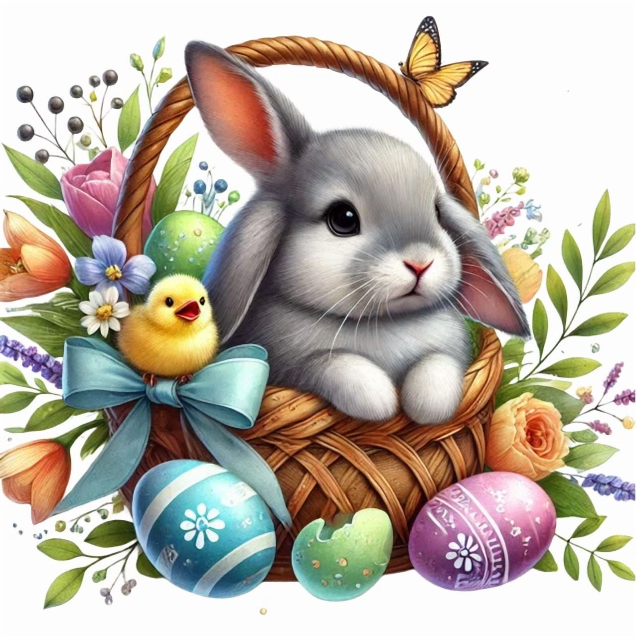 DOPASTICKER Car Sticker Egg Day Bunny Tuning Car Rear Window Phone ...