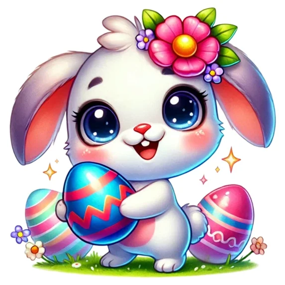 DOPASTICKER Car Sticker Egg Day Bunny Tuning Car Rear Window Phone ...