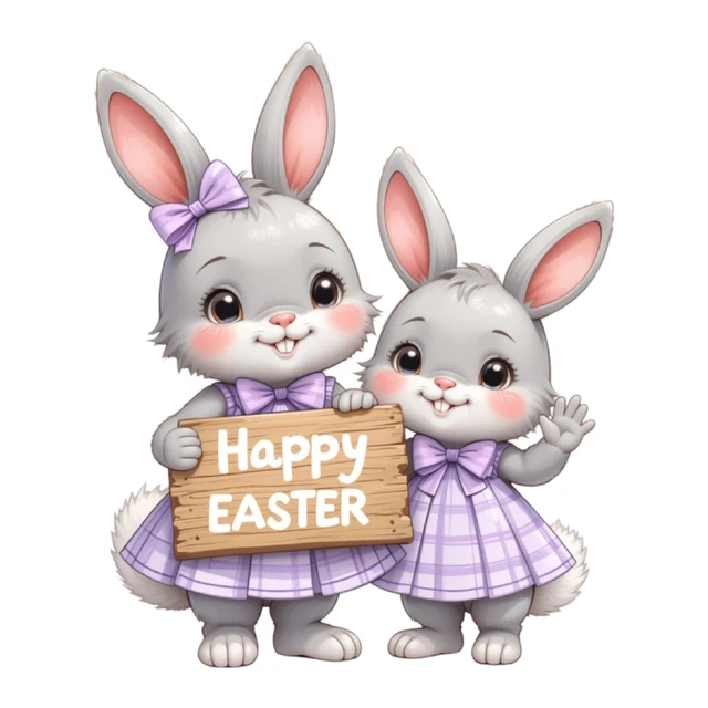 DOPASTICKER Car Sticker Egg Day Bunny Tuning Car Rear Window Phone ...