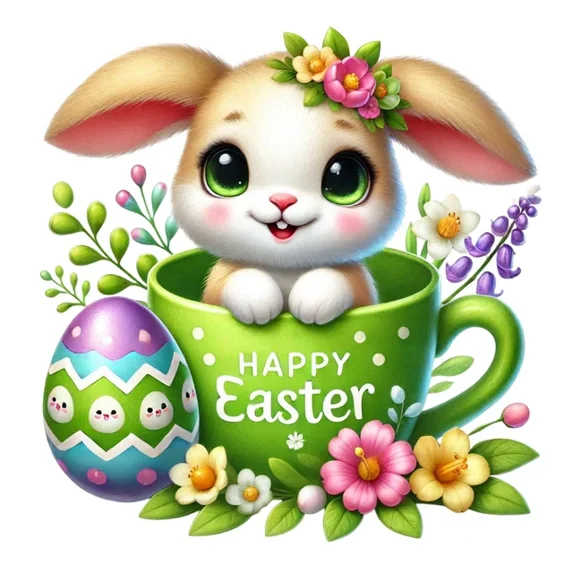 DOPASTICKER Car Sticker Egg Day Bunny Tuning Car Rear Window Phone ...